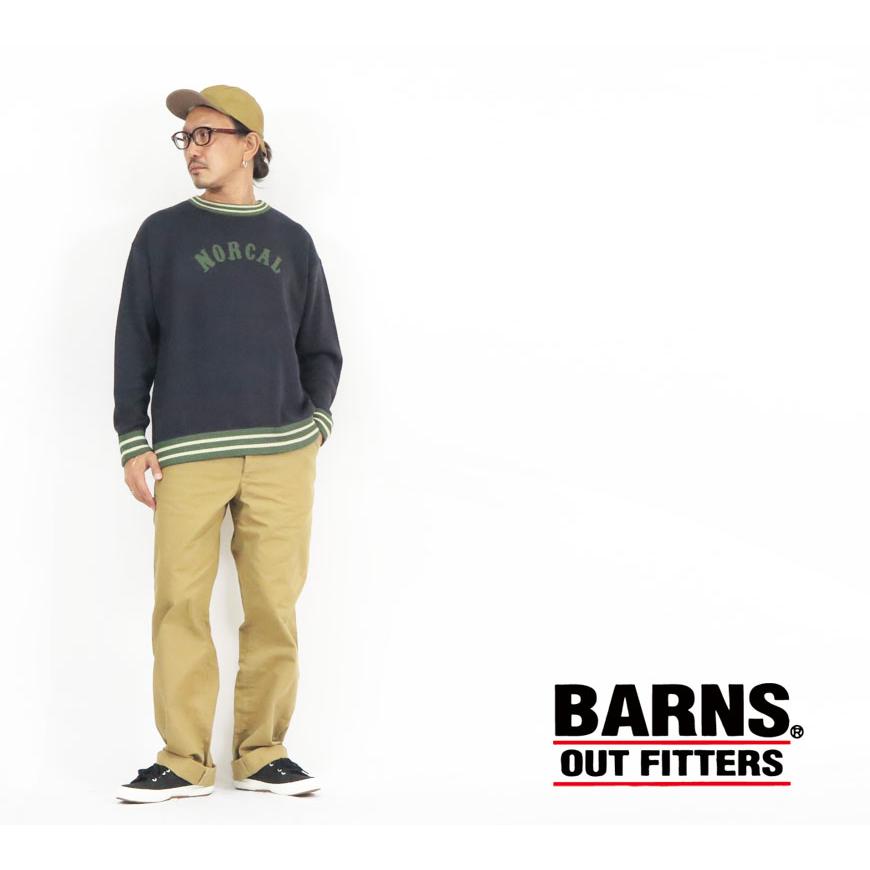 BARNS OUTFITTERS バーンズ 長袖 セーター INTARSIA CREW NORCAL ニット BR-22411 : EARTH MARKET - 通販 - Yahoo!ショッピング