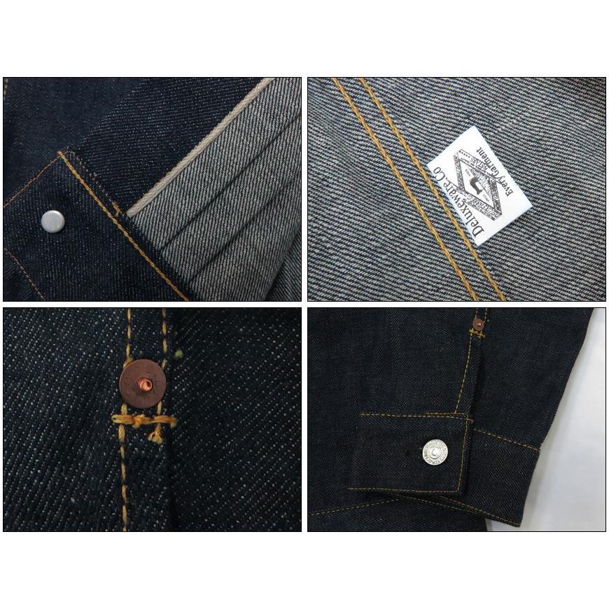 DELUXEWARE デラックスウェア デニムジャケット 2ndタイプ マイナーチェンジ版 2代目モデル DX402AXX : EARTH MARKET - 通販 - Yahoo!ショッピング