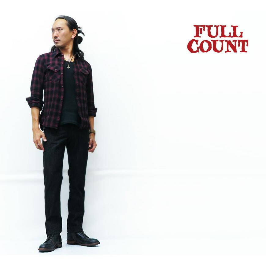 FULLCOUNT フルカウント 1108BK-20 ブラック ジーンズ FULLCOUNT フルカウント 1108BK-20 ブラック ジーンズ