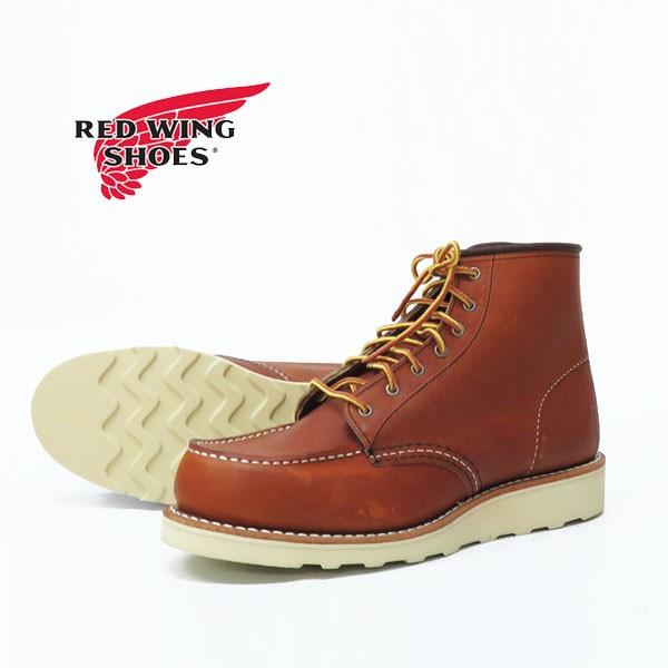 RED WING SHOES REDWING WOMEN'S レザー 6インチ クラシックモック ブーツ ORO LEGACY Style ...