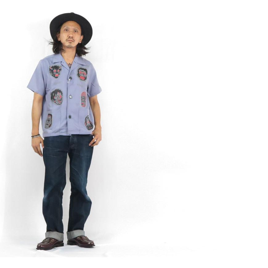 WEIRDO ウィアード 半袖 オープンカラー シャツ NIGHT SHINE WEIRDO ウィアード 半袖 オープンカラー シャツ NIGHT SHINE
