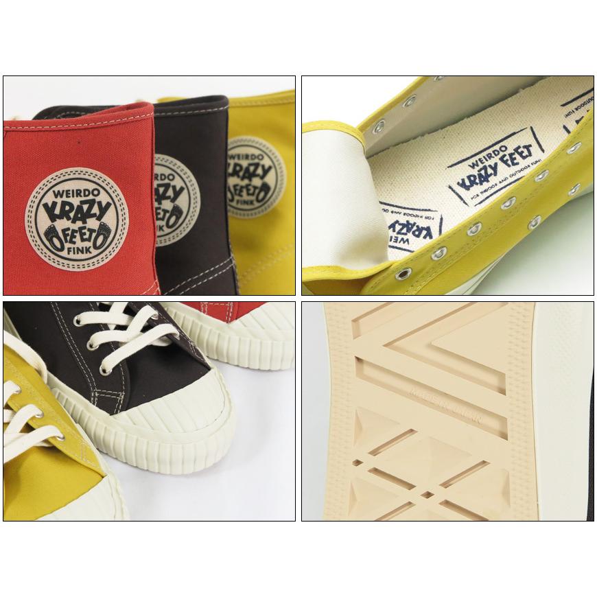 WEIRDO（ウィアード） ハイカット スニーカー KRAXY FEET GLAD HAND グラッドハンド WRD-21-SS-G13 ...