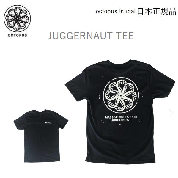 OCTOPUS 日本正規品 送料無料 IS REAL JUGGERNAUT TEE オクトパス ロゴ T SHIRT デッキパッド ...