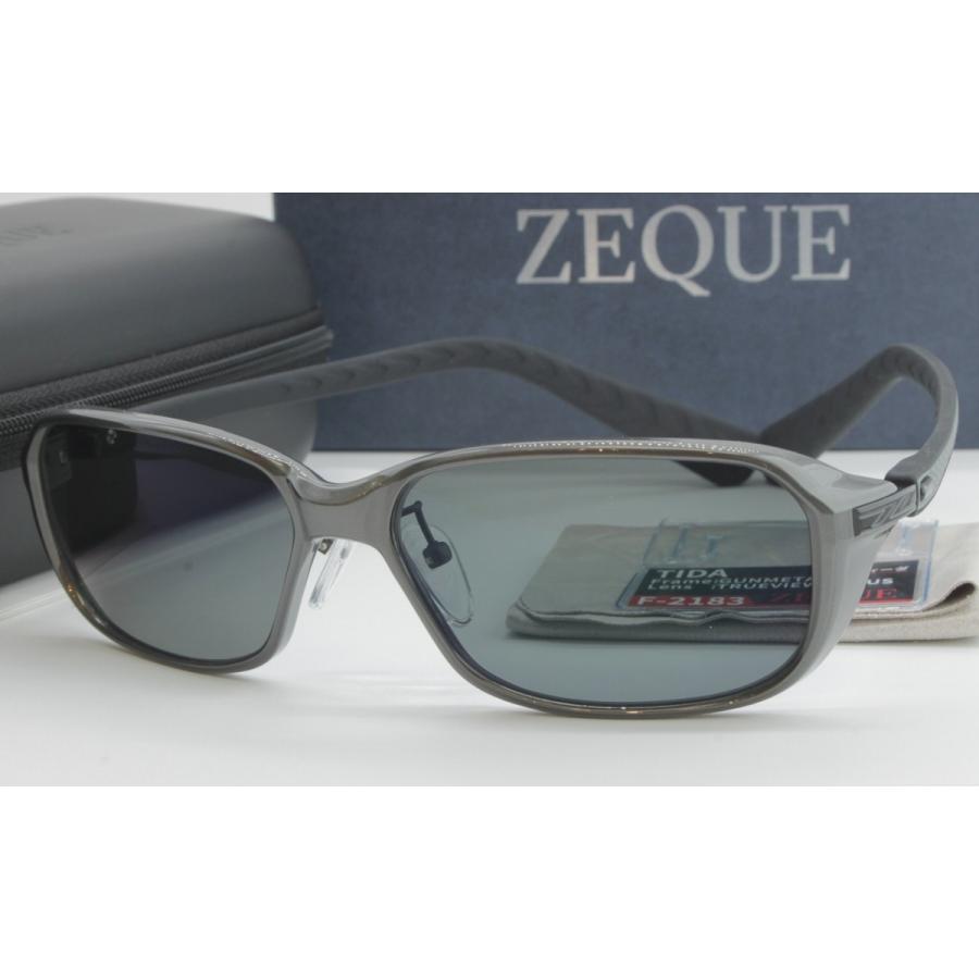 zeal Zeque ゼクー ジールオプティクス 偏光 サングラス TIDA F-2183 GUNMETALTRUEVIEW FOCUS ...