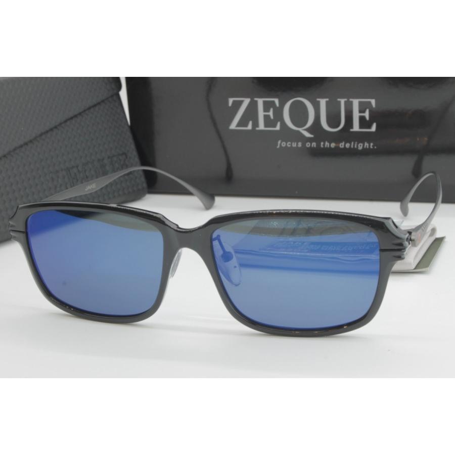 zeal Zeque ゼクー ZEAL ジールオプティクス 偏光 サングラス JAKE F-2204 GLOSSBLACK/GUNMETAL TRUEVIEW FOCUS / BLUE ...