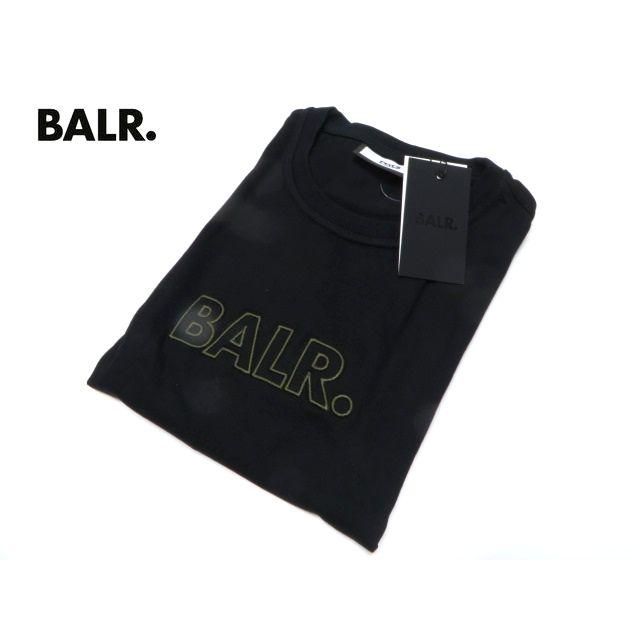 BALR. BALR. ボーラ メンズ ロゴネーム ブラック ロングTシャツ 2023-24AW秋冬新作 / B11111-1008JET ...