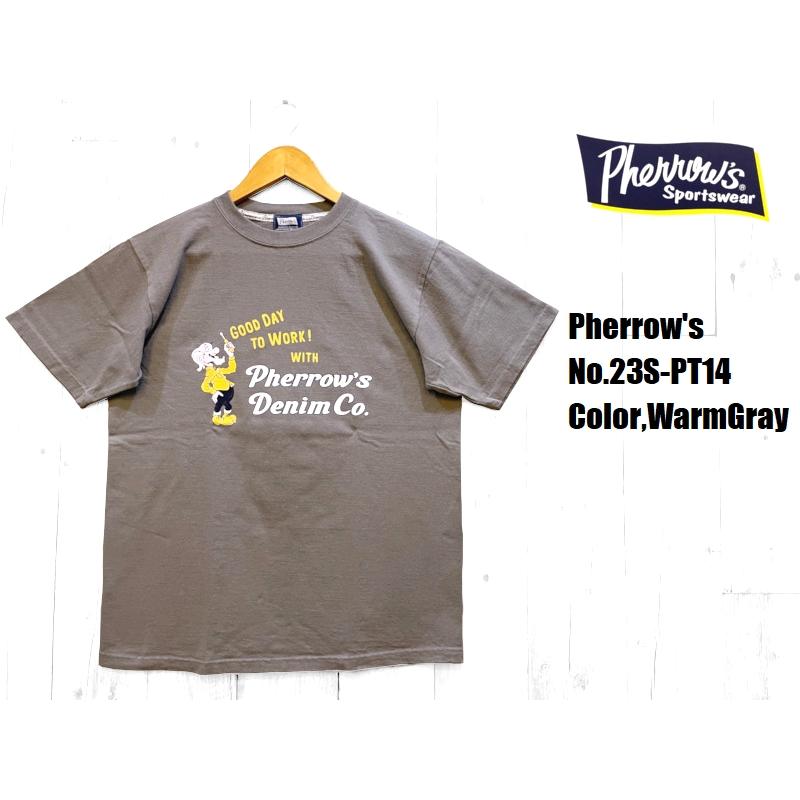 Pherrow's フェローズ 'Pherrow's Denim Co.'プリントTシャツ EASY NAVY 23S-PT14 半袖 メンズ アメカジ 送料無料 : EASY NAVY ...