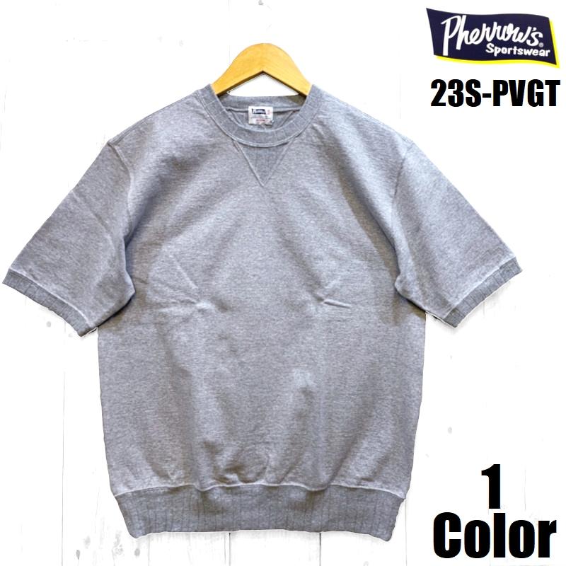 Pherrow's フェローズ スウェットライクリブTシャツ EASY NAVY 23S-PVGT 半袖 国産 日本製 メンズ アメカジ 送料無料 : EASY NAVY ヤフーショッピング店 ...