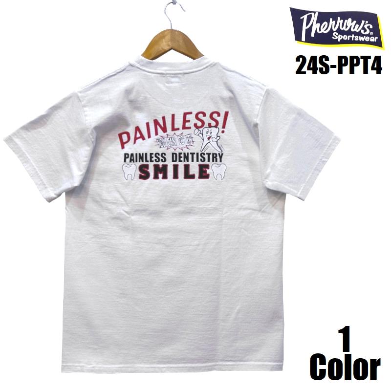 Pherrow's フェローズ 'DENTIST'ポケットTシャツ EASY NAVY 24S-PPT4 半袖 メンズ アメカジ 送料無料 : EASY NAVY ヤフーショッピング店 ...