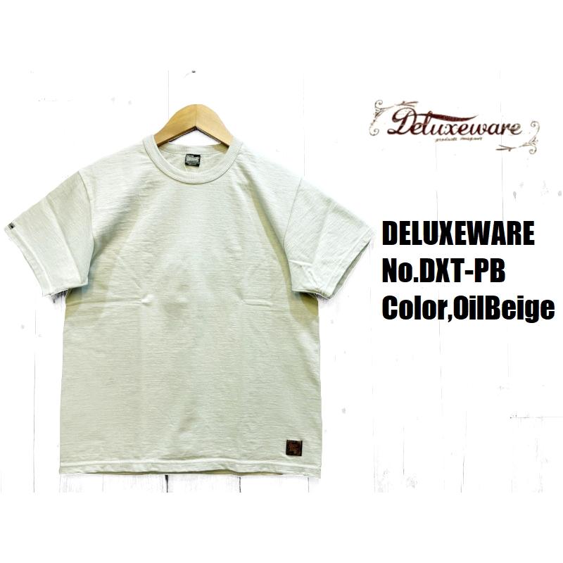DELUXEWARE デラックスウエア 'DX3'プレーンTシャツ EASY NAVY DXT-PB 半袖 無地 国産 日本製 メンズ ...