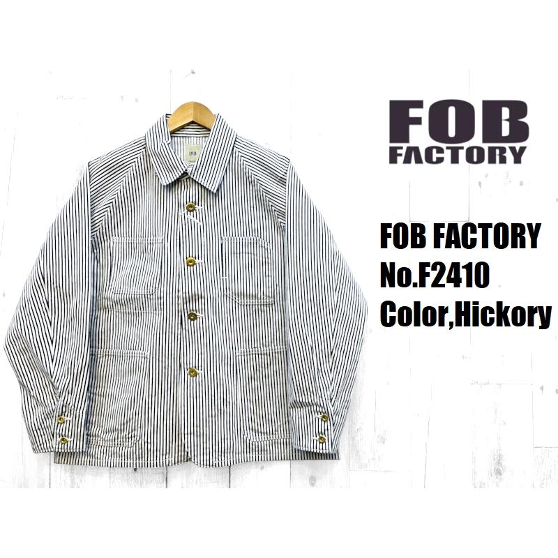 FOB FACTORY FOBファクトリー ヒッコリーカバーオール EASY NAVY FOB FACTORY FOBファクトリー ヒッコリーカバーオール EASY NAVY