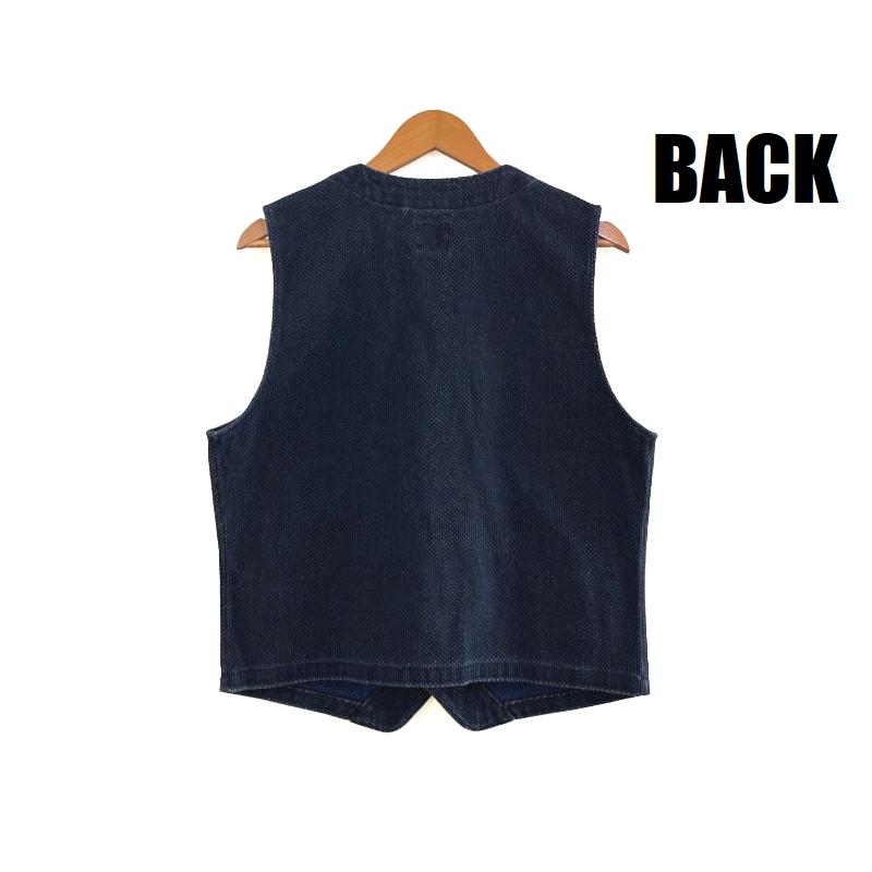 児島ジーンズ ワークベスト KOJIMA GENES EASY NAVY RNB-5057 インディゴ 国産 日本製 岡山 児島 ワーク メンズ アメカジ 送料無料 : EASY NAVY ...