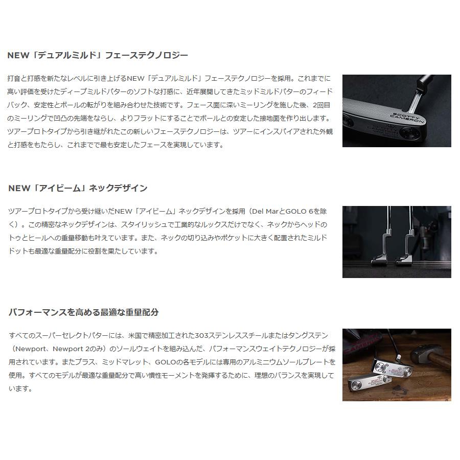 SCOTTY CAMERON 日本仕様 スコッティキャメロン 2023 スーパー セレクト ファストバック1.5 パター SUPER SELECT Fastback 1.5 : プロテクション ...