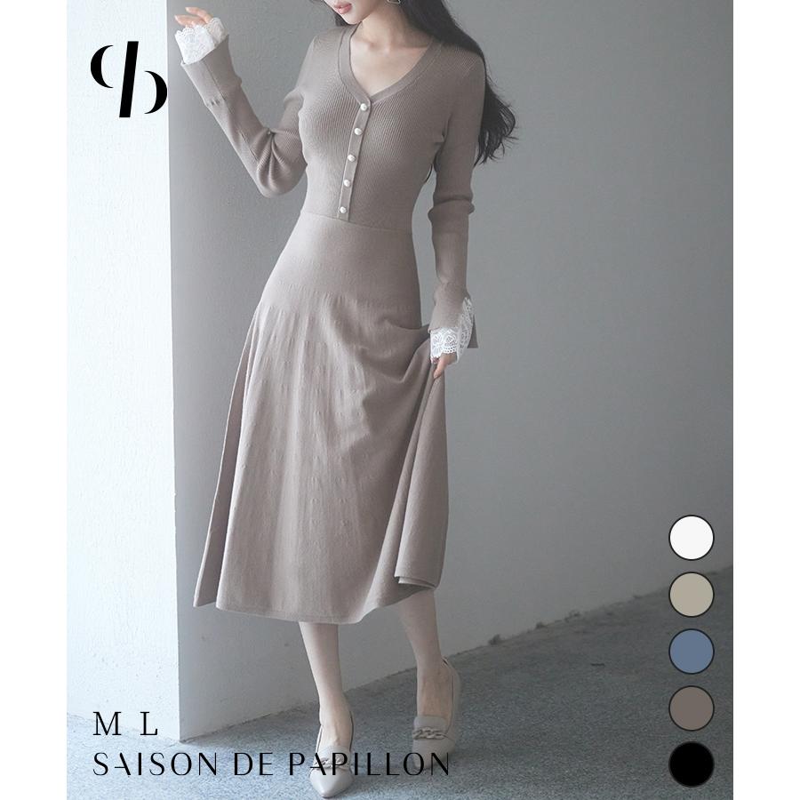 ニット ワンピース ニットワンピース フレアワンピース タイト Aライン