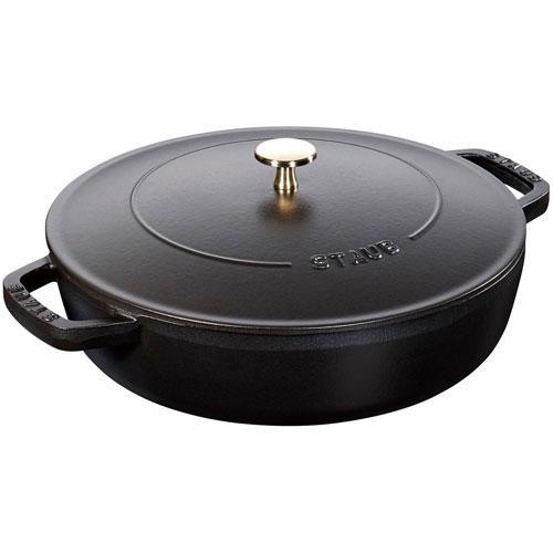 Staub ストウブ(staub) ブレイザー IH対応 ソテーパン 24cm 40511-473(ブラック) : イーベスト - 通販 - Yahoo!ショッピング