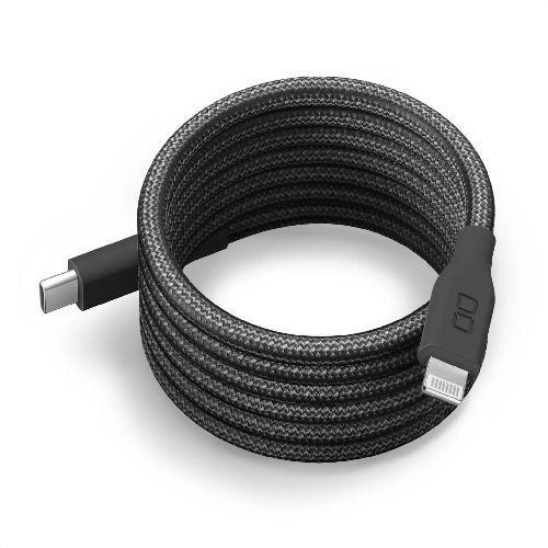 CIO(シーアイオー) CIO-NLSC30000-CL1-LBK(ライトブラック) スパイラルケーブル CtoL 1m : イーベスト - 通販 - Yahoo!ショッピング