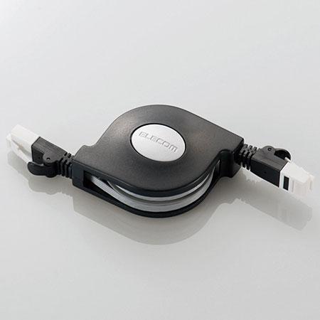 ELECOM エレコム(ELECOM) LD-MCTGT/BK2(ブラック) ツメ折れ防止巻取りLANケーブル 2.5m : イーベスト - 通販 - Yahoo!ショッピング