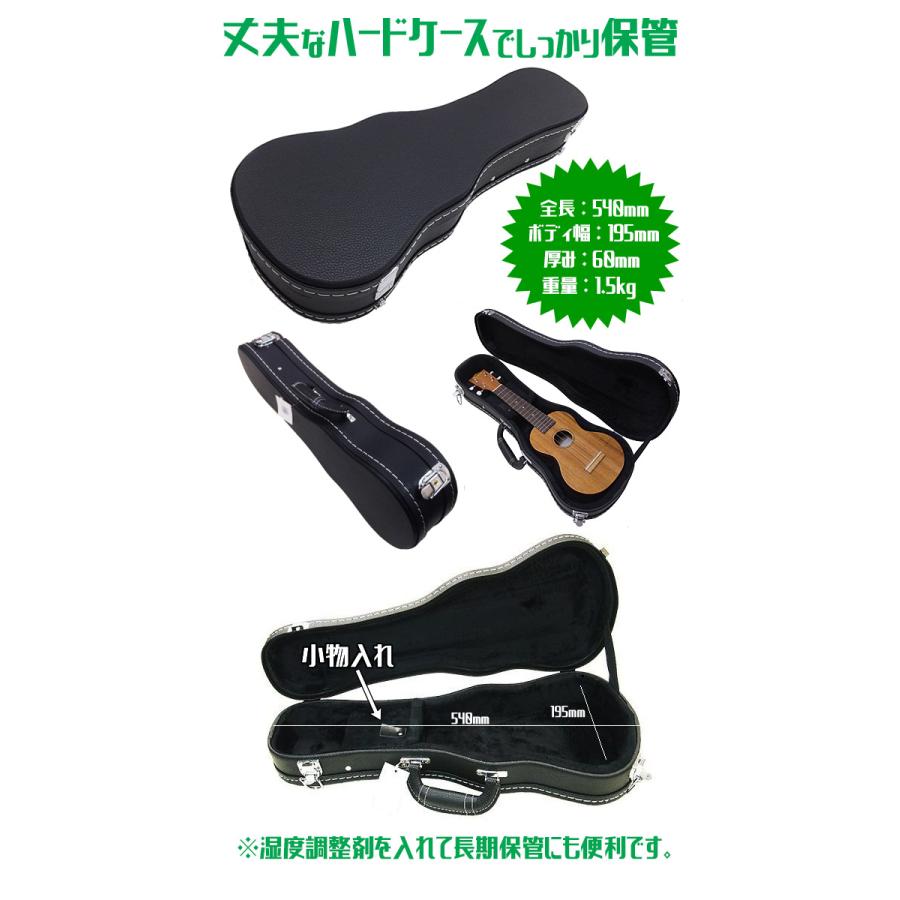 Famous フェイマス FS-EB1 ハードケース セット 国産ソプラノウクレレ EbiSoundオリジナル (安心の日本製)(u) : fseb1-hc : EbiSound ギターと ...