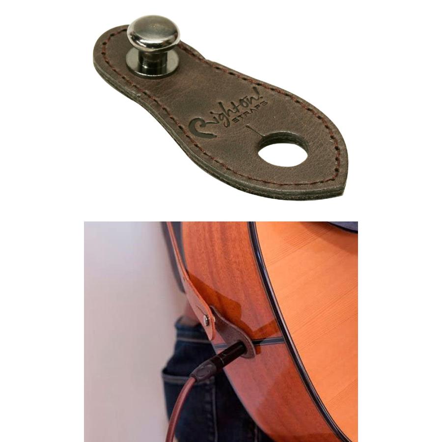 RightOn Straps ライトオンストラップ ENDPIN JACK STRAP LINK BROWN エンドピン ジャック ストラップ リンク ブラウン 【ネコポス(旧速達メール便 ...