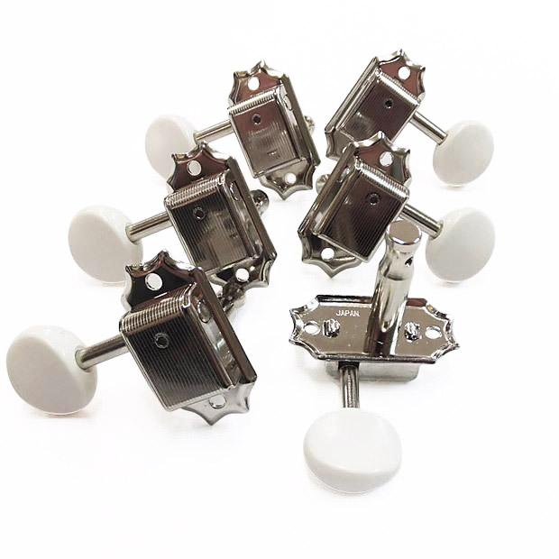 GOTOH ゴトー ギター ペグ SD90 05MA(白ボタン) N(ニッケル) 両側タイプ 6個セット【SD90/05MA/N】 : EbiSound ギターとウクレレのセット専門店 ...