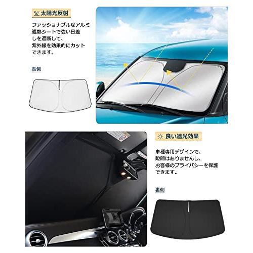 Cartist ホンダ 新型 ヴェゼル RV系 フロントサンシェード VEZEL RV3/4/5/6型 フロントガラス サンシェード シェードカ : eb22976ae3a1 : えびすストア ...