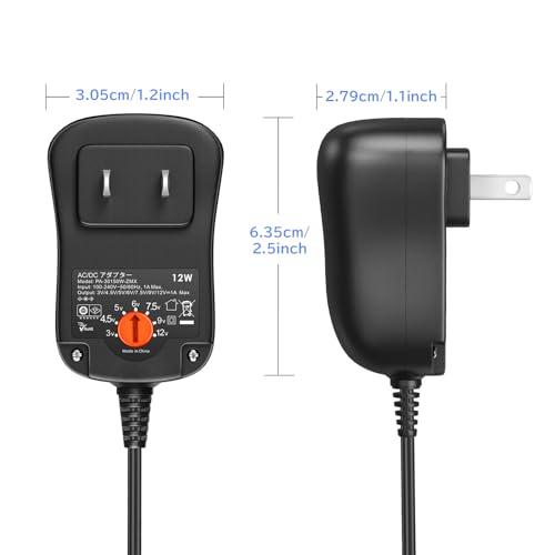 Outtag 3V 4.5V 5V 6V 7.5V 9V 12V マルチ電源ACアダプター 1A 0.2a 0.3a 0.5a 0.8a dc? : えびすストア - 通販 - Yahoo ...