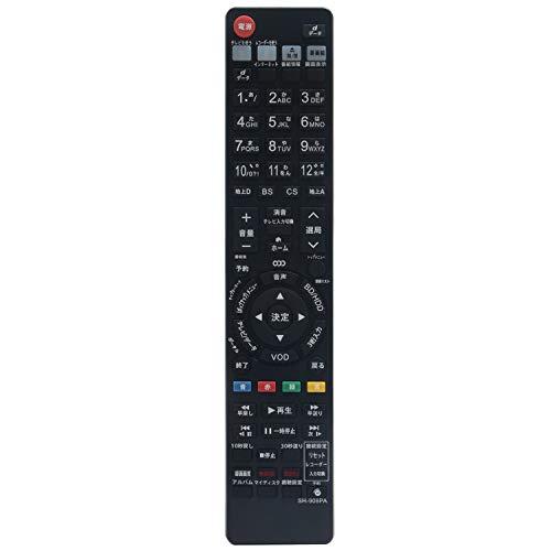 PerFascin GA908PA リプレイスリモコン Fit For シャープ ブルーレイディスクレコーダー BD-HDS63 BD-HDS6 : eb58cb00b752 : えびすストア ...