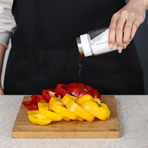 VKCHEF 調味料入れ スパイスボトル 調味料ポット 砂糖入れ 耐熱ガラス 新生活 調味料収納 調味料缶 コショウ 塩 調味料ケース 粉容器 : えびすストア - 通販 - Yahoo!ショッピング