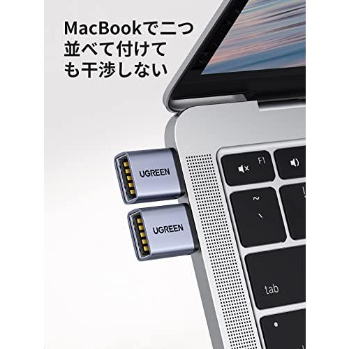 UGREEN USB Type C 変換アダプター USB3.2 Gen1 高速転送 タイプC 2個セット Thunderbolt 3 OTG対 : えびすストア - 通販 - Yahoo ...