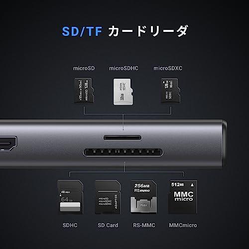 UGREEN Revodok Pro 9 in 1 USB Cハブ 10Gbps USB-C3.2 USB-A3.2 高速転送ポート 4K ...