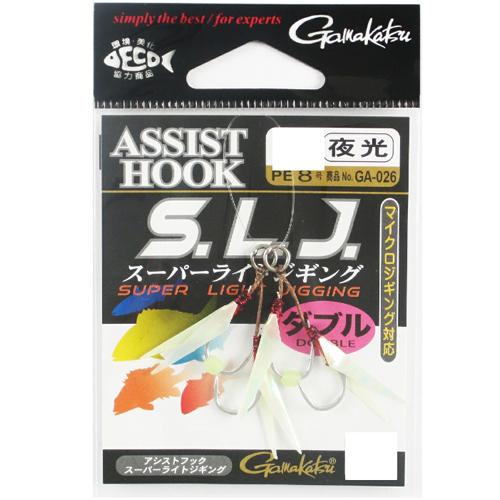 がまかつ アシストフック SLJ(皮付) GA026 M ヤコウ : gam-t-4549018464184 : エビススリー - 通販 - Yahoo!ショッピング