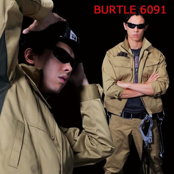 秋冬BURTLE 6091 長袖 ブルゾン ジャンパー バートル T/Cソフトツイル素材 人気 作業服3L￥100、4L￥300、5L￥600アップになります : b6091 : えびす衣料 ...