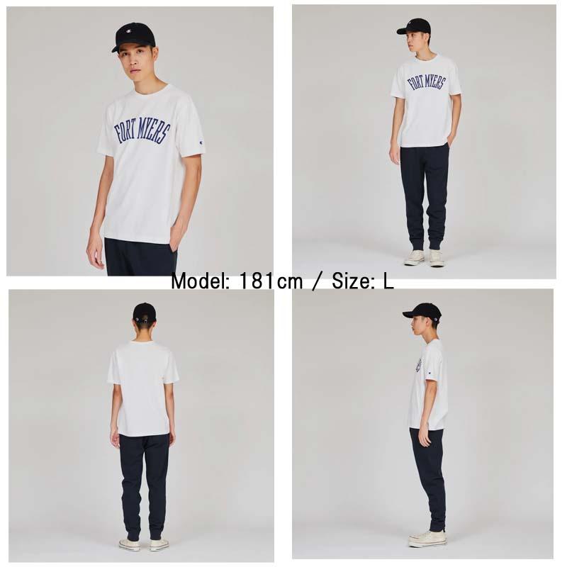 Champion チャンピオン ショートスリーブTシャツ 25SS メンズ 半袖 ベーシック コットン プリント カジュアル スポーツ アウトドア デイリー C3-B344 2025春夏 ...