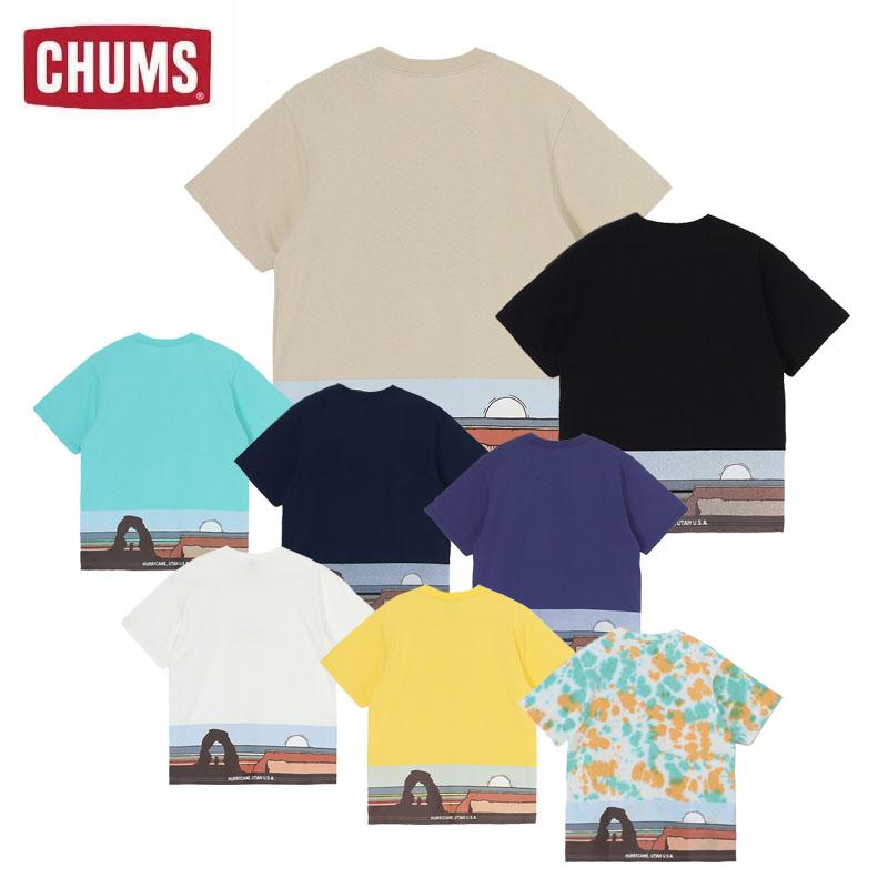 CHUMS チャムス ユタランドスケープTシャツ メンズ 半袖 Tシャツ カジュアル CH01-2520 2025春夏 : エビスヤスポーツ - 通販 - Yahoo!ショッピング