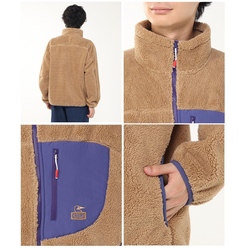 CHUMS チャムス ボンディングフリースジャケット メンズ アウター スタンドカラージャケット ボア 防寒 カジュアル アウトドア CH04-1474 2025秋冬 : エビスヤスポーツ ...