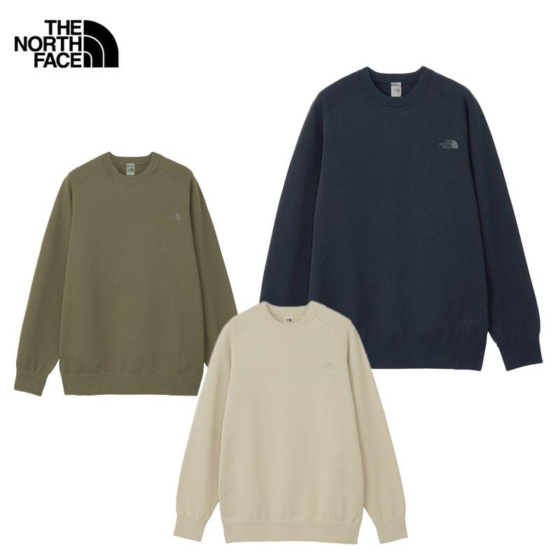 25fw ザ・ノース・フェイス アクションニットクルー ユニセックス  NT92581  カラー K THE NORTH FACE 正規品 THE NORTH FACE（ザ ノースフェイス） アクションニットクルー ユニ