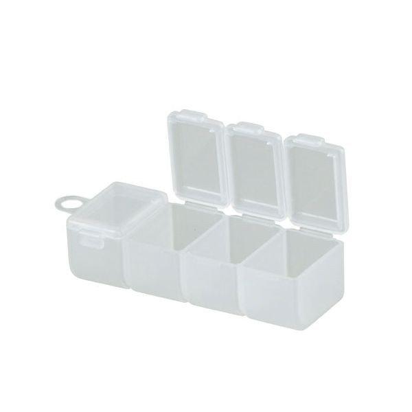 4963189702836 メイホウ 4連ケース 明邦化学工業 MEIHO メイホー クリア パーツケース 作業工具 小物ケース : 電子部品 ...