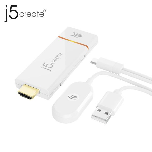 j5 create ジェイファイブクリエイト ScreenCast 4K HDMI ワイヤレスドングルレシーバー JVAW76 ネコポス不可 ...