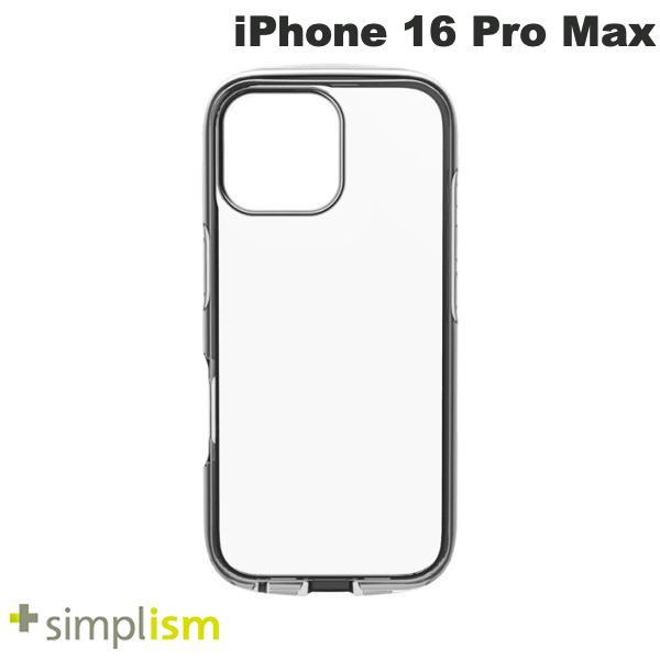 simplism（スマホ） Simplism シンプリズム iPhone 16 Pro Max LIGHT SHIELD 衝撃吸収 ハイブリッドクリアケース クリア TR-IP24L3-LD ...