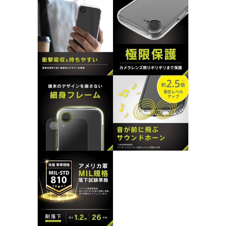 simplism シンプリズム iPhone 16e LIGHT SHIELD Solid 超精密設計 衝撃吸収 ハイブリッドクリアケース オレンジ TR-IP25S-LDSL-CLOR ...