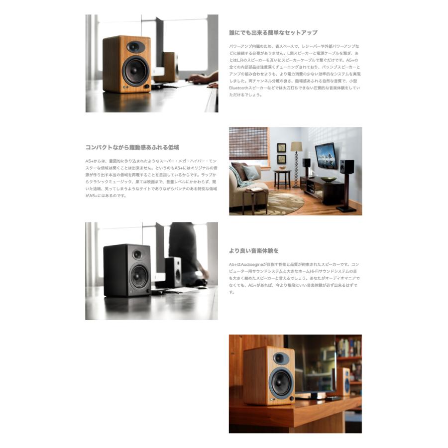 Audioengine A5+ 有線 パワードスピーカー オーディオエンジン ネコポス不可 : キットカットヤフー店 - 通販 - Yahoo!ショッピング
