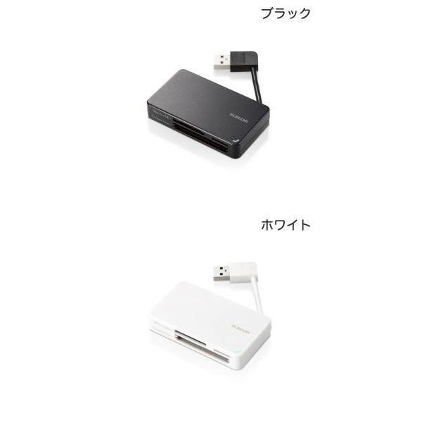 ELECOM エレコム メモリリーダライタ ケーブル収納タイプ USB2.0対応 ケーブル6cm SD+microSD+CF対応 ネコポス送料無料 : キットカットヤフー店 - 通販 ...