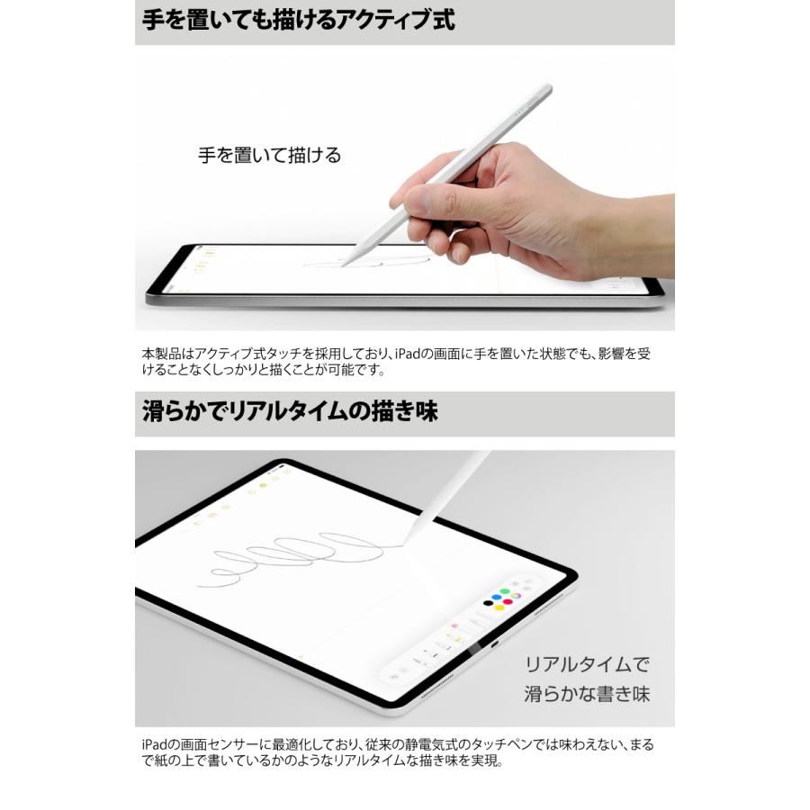 AREA エアリア iPad専用 充電式 アクティブ タッチペン 極細 ペン先1.5mm ホワイト MS-APTP01 ネコポス送料無料 :515639:キットカットヤフー店 - 通販 ...