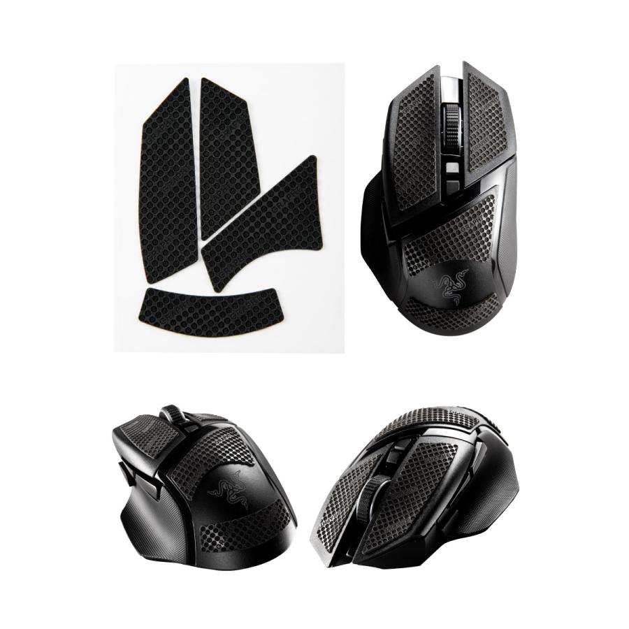 Team GRAPHT チームグラフト Razer Basiliskシリーズ マウスグリップテープ 高耐久モデル テクスチャ ブラック TGR019-BLSR : キットカットヤフー店 ...