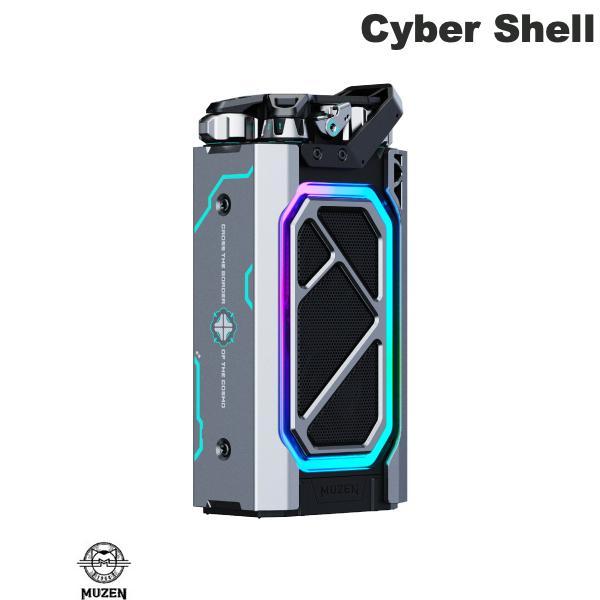 MUZEN Cyber Shell Bluetooth 5.0 IPX5防水 RGBライト スピーカーフォン機能搭載 亜鉛合金シェル ...