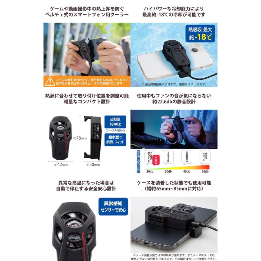 ELECOM エレコム ペルチェ式スマホクーラー モバピタッCool 超小型 静音 USB Type-Cケーブル付属 ホワイト P-CLPL01WH ネコポス不可 : キットカットヤフー店 ...