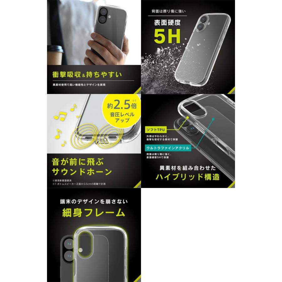 Simplism シンプリズム iPhone 16 LIGHT SHIELD 衝撃吸収 ハイブリッドクリアケース クリア TR-IP24M2-LD-CLCL ネコポス送料無料 : 526217 ...