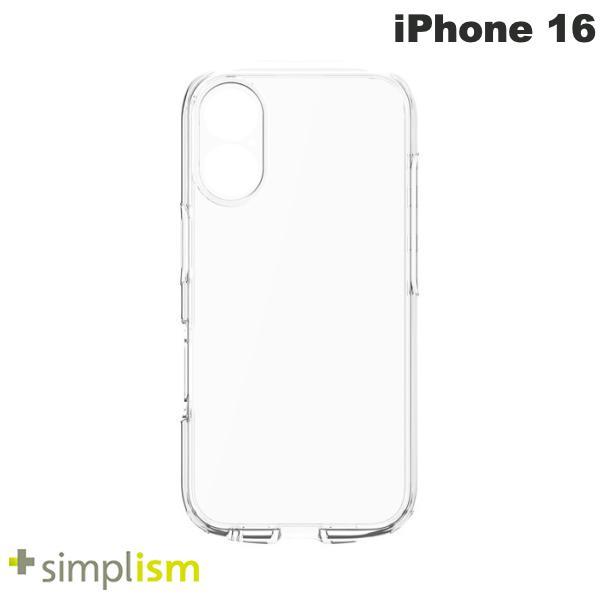 simplism（スマホ） Simplism シンプリズム iPhone 16 LIGHT SHIELD Solid 超精密設計 衝撃吸収 ハイブリッドクリアケース クリア ネコポス送料無料 ...