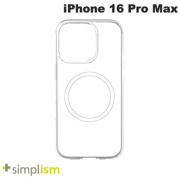 simplism シンプリズム iPhone 16 Pro Max Turtle MagSafe対応 ハイブリッドクリアケース ホワイトリング TR-IP24L3-TTMS-CLWT ...