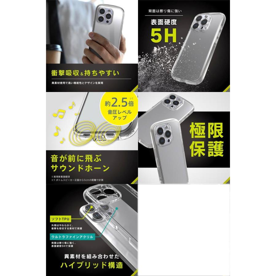 simplism（スマホ） Simplism シンプリズム iPhone 16 Pro Max LIGHT SHIELD Solid 超精密設計 衝撃吸収 ハイブリッドクリアケース クリア ...
